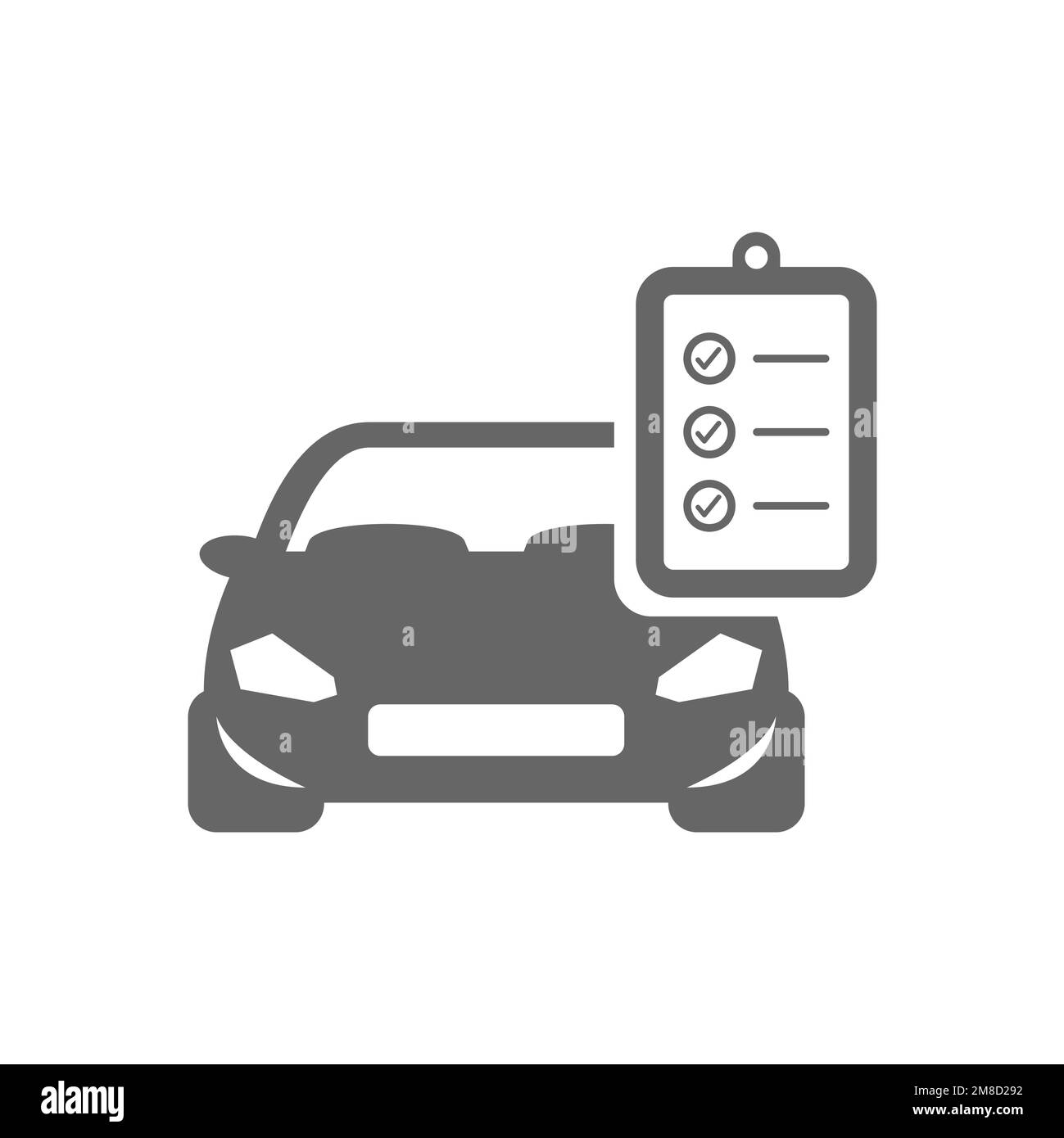 Auto annual inspection icons, common graphic resources, vector ...