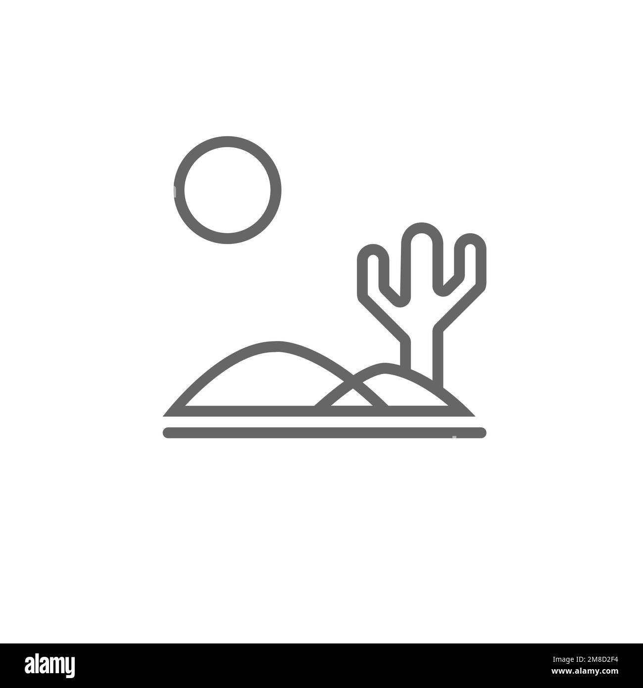 Desert icons, common graphic resources, vector illustrations Stock ...