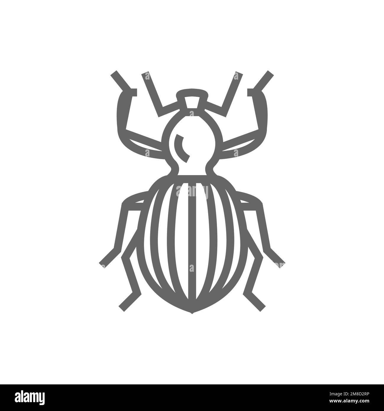 Beetle icons, common graphic resources, vector illustrations Stock ...