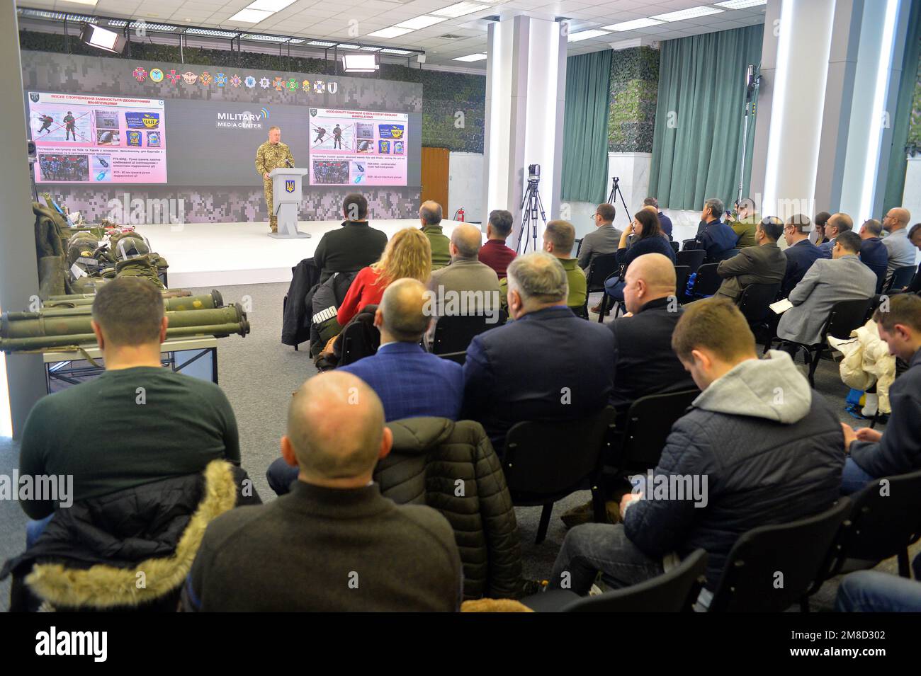 KYIV, UKRAINE - JANUARY 12, 2023 - Head of the Information and ...