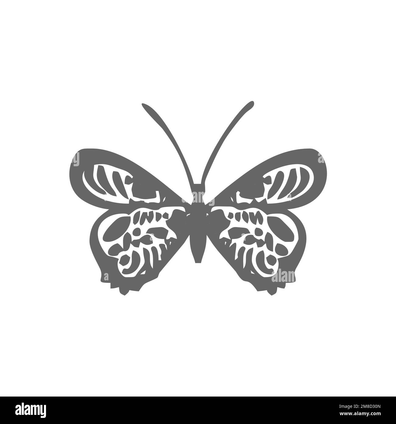 Butterfly icon, common graphic resources, vector illustration Stock ...
