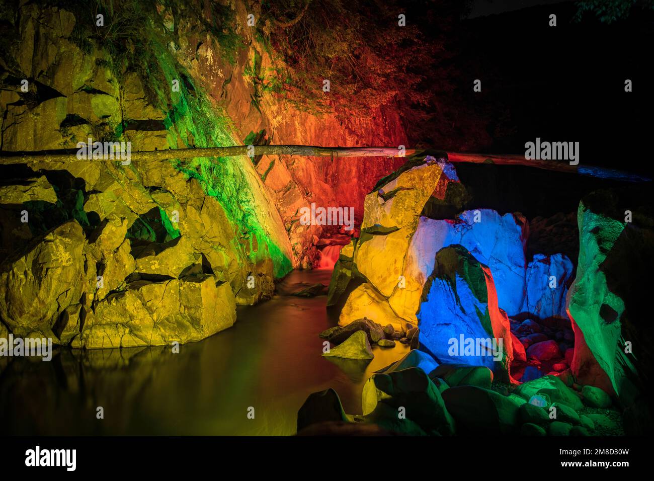 rainbow rock formation Stock Photo - Alamy