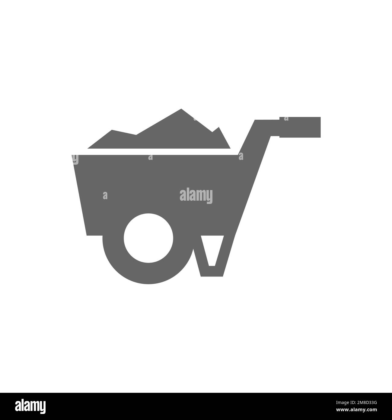 Construction trolley icons, common graphic resources, vector ...
