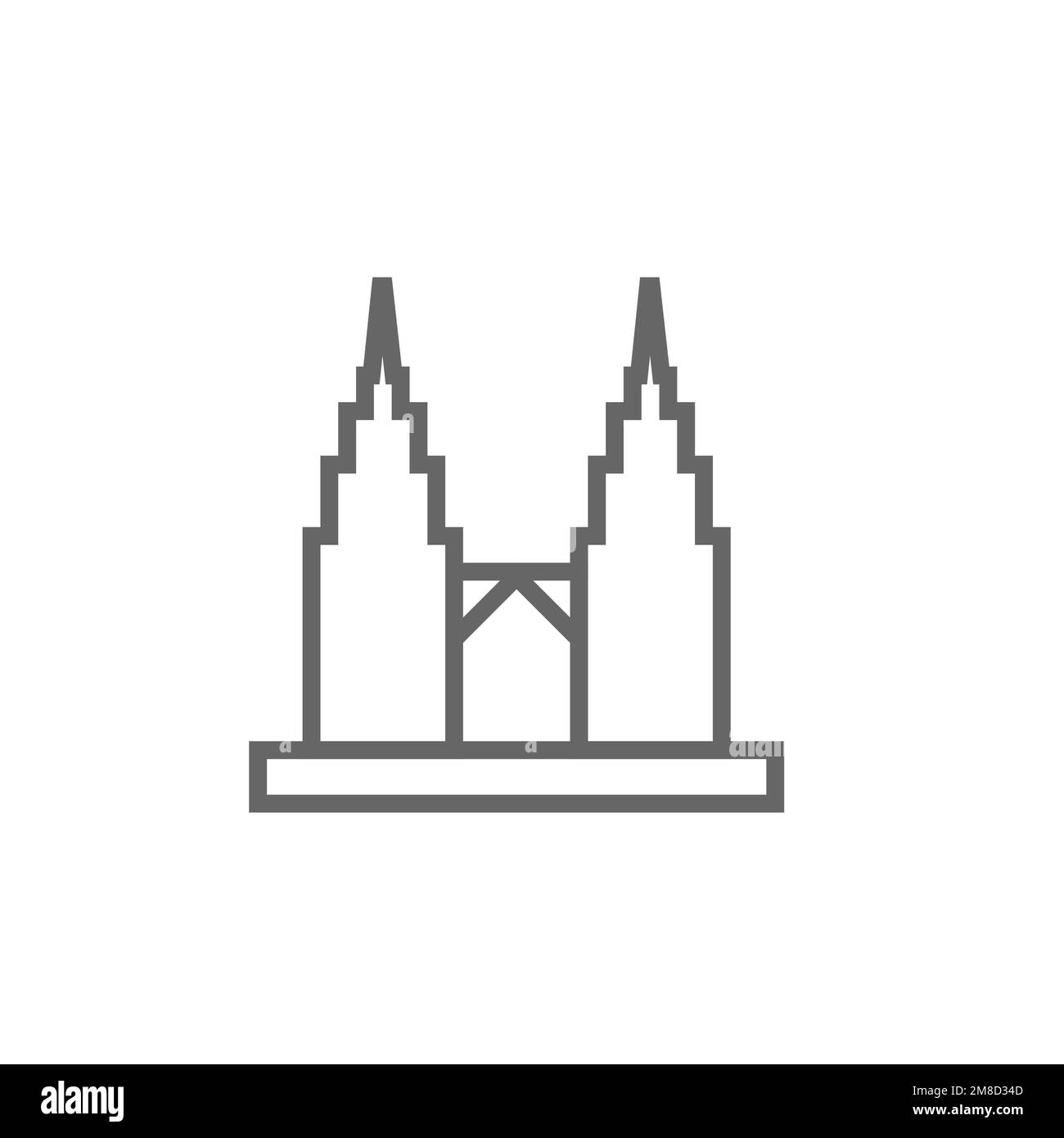 Castle icons, common graphic resources, vector illustrations Stock ...