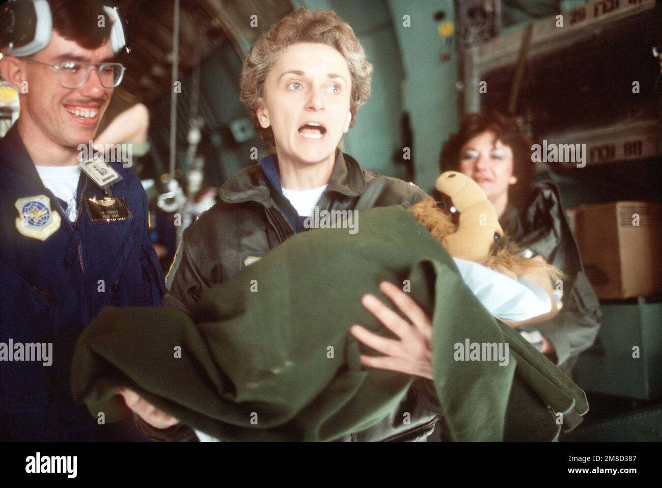 LTC Nancy Driscoll, chief nurse with the 68th Aeromedical Evacuation ...