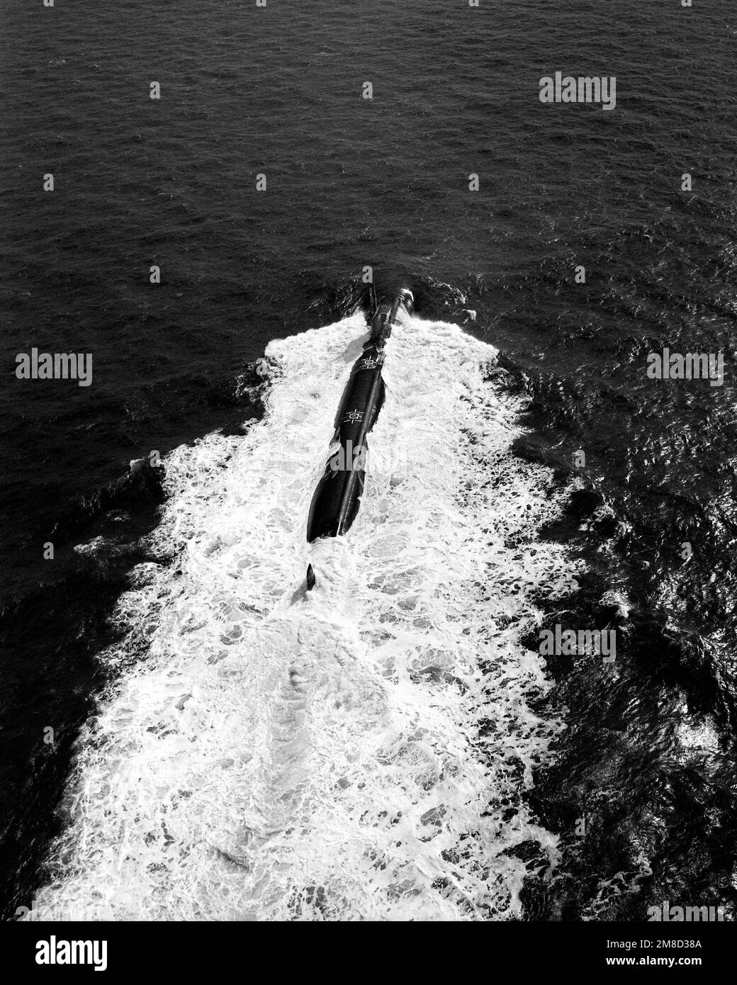 A stern view of the nuclear-powered attack submarine ALBANY (SSN 753 ...