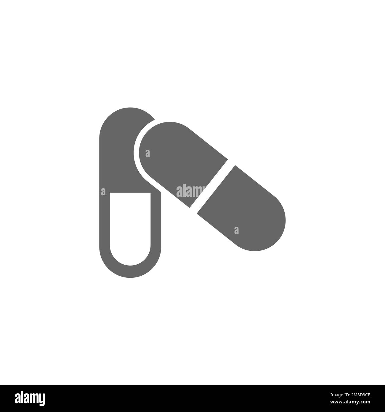 Capsule and tablet icons, common graphic resources, vector ...