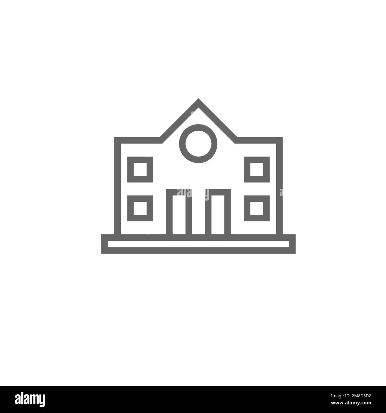 School icons, common graphic resources, vector illustrations Stock ...