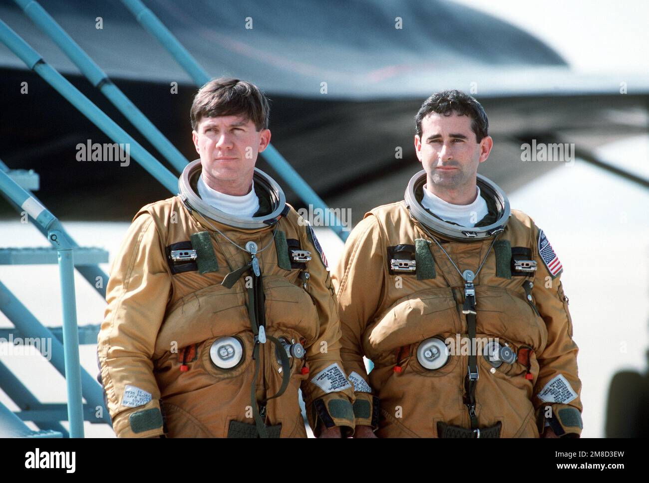 MAJ Terry B. Pappas, pilot, and MAJ John D. Manzi, reconnaissance ...