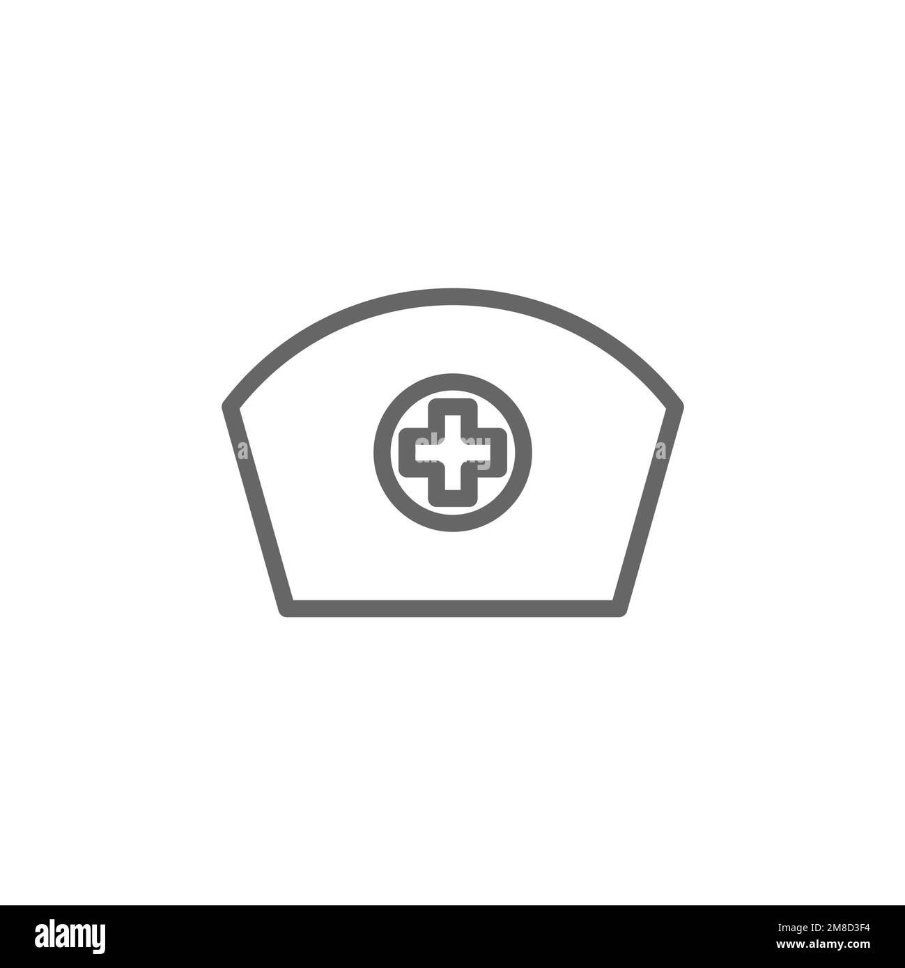 Nurse hat icon, common graphic resources, vector illustration Stock ...