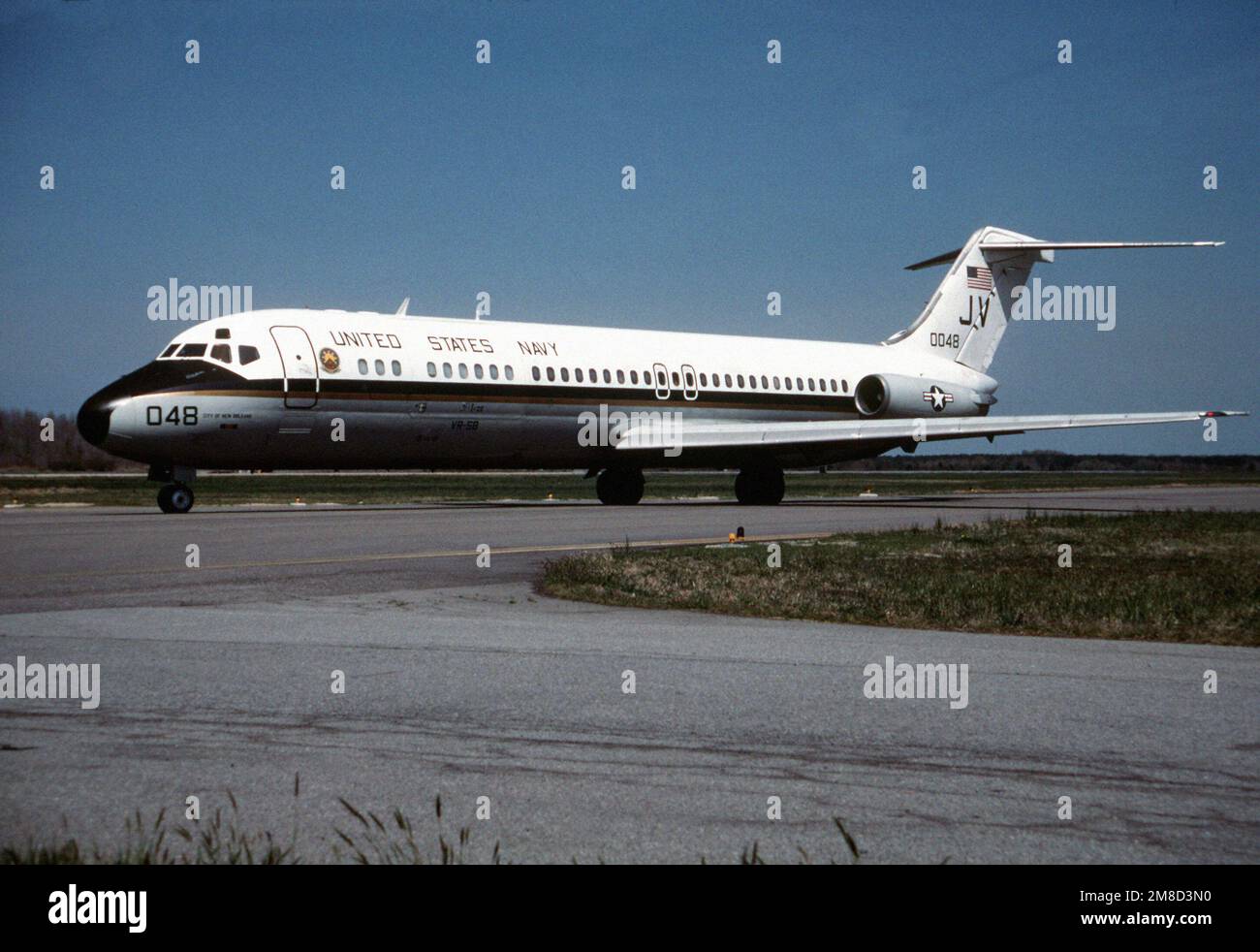 A Fleet Logistics Support Squadron 58 (VR-58) C-9B Skytrain II aircraft ...