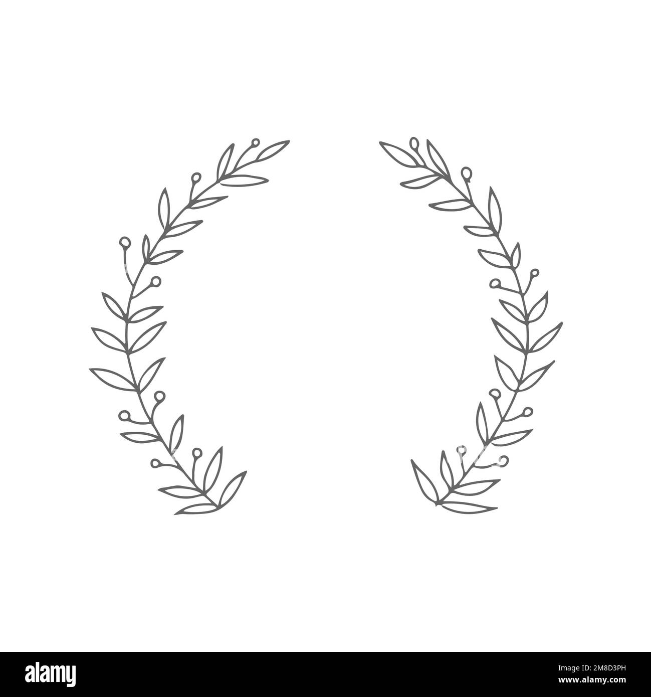 Branch border icon, common graphic resources, vector illustration Stock ...