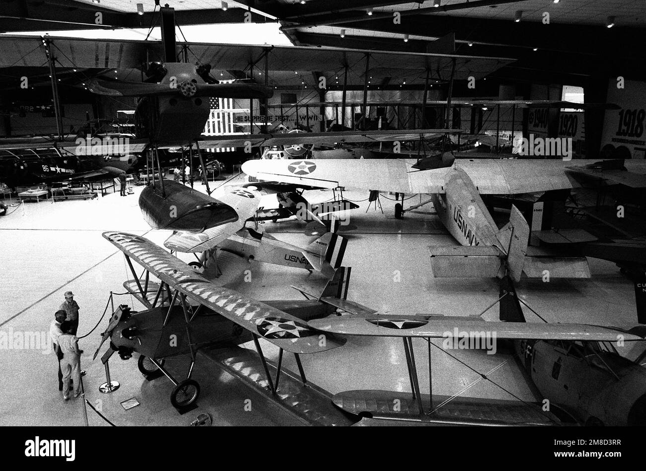 A view of some of the aircraft on display at the US Naval Aviation ...