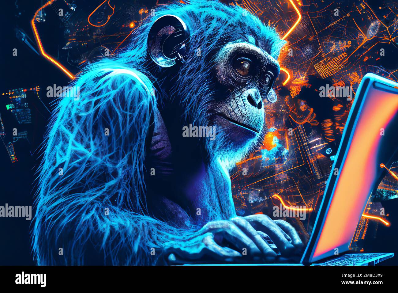Machine learning ai laptop hi-res stock photography and images - Alamy