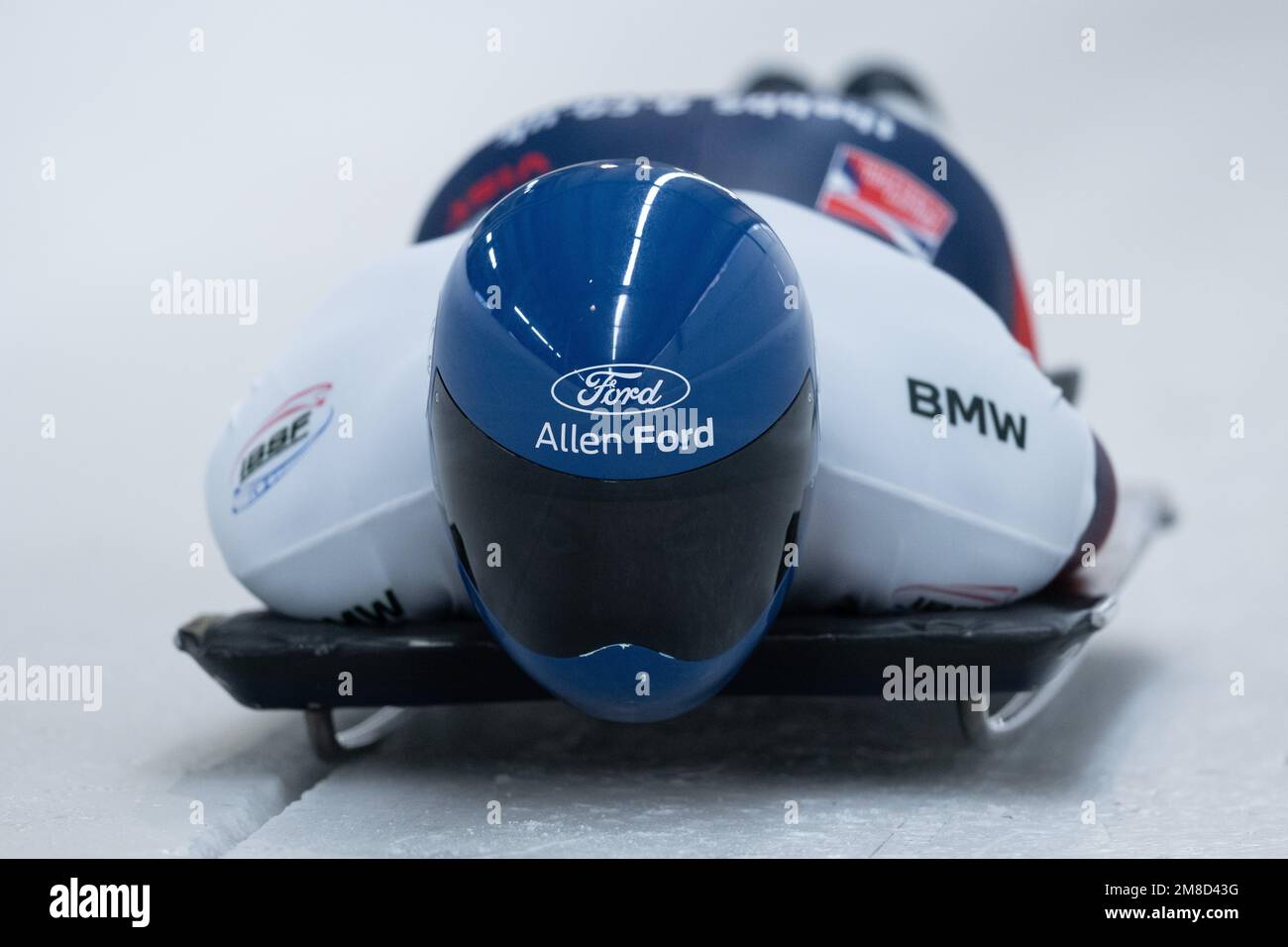 Altenberg, Germany. 13th Jan, 2023. Skeleton, World Cup, men, 1st run ...