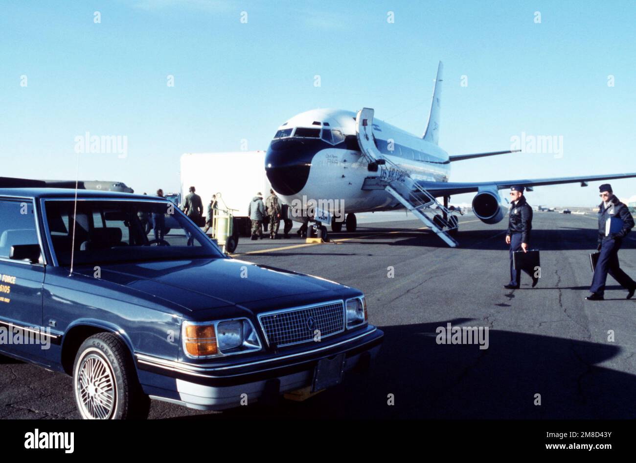 Members of a Strategic Air Command inspector general team arrive on ...