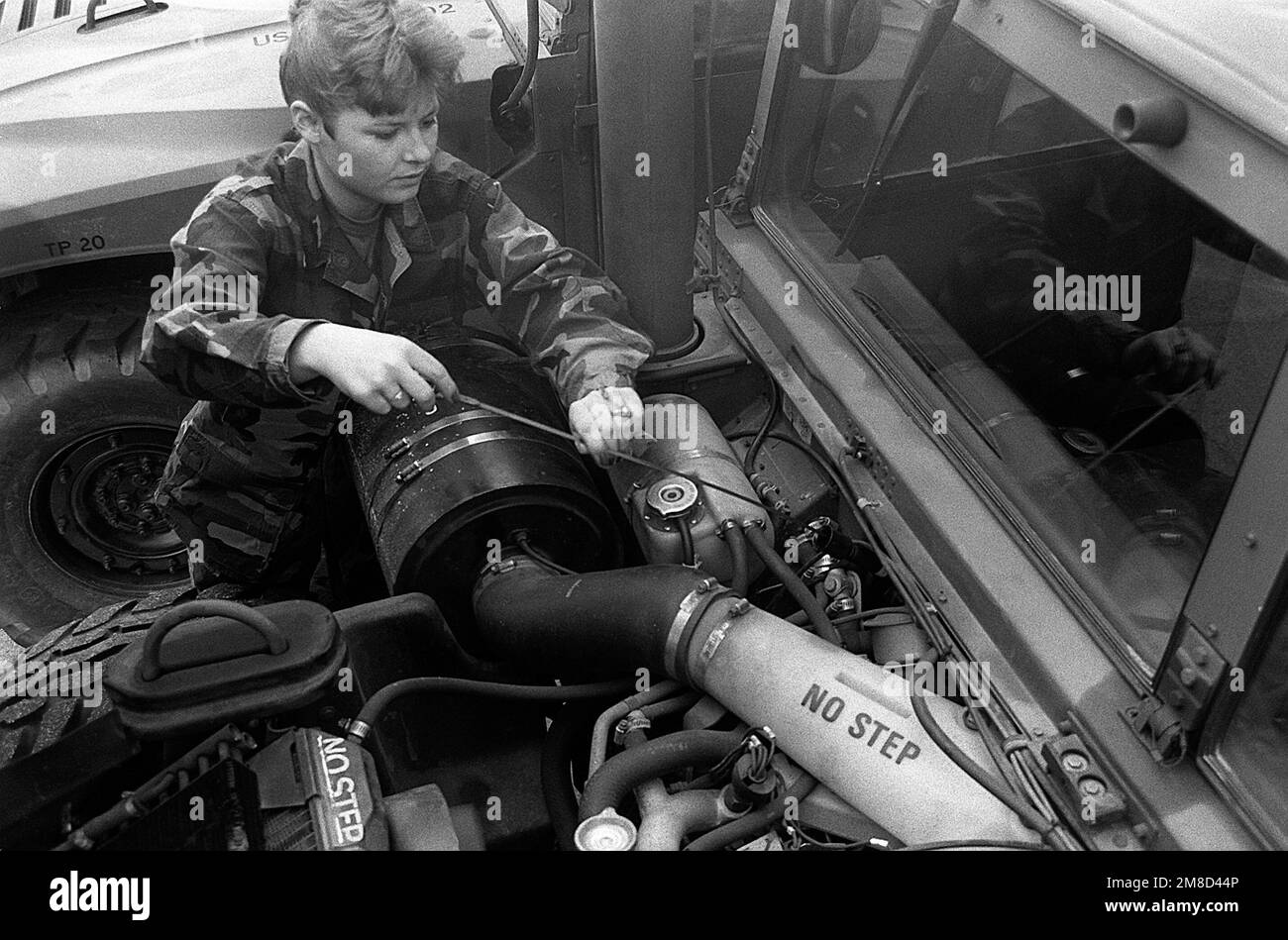 Lance CPL. K. Sweeney of Marine Wing Support Squadron 171 (MWSS-171 ...
