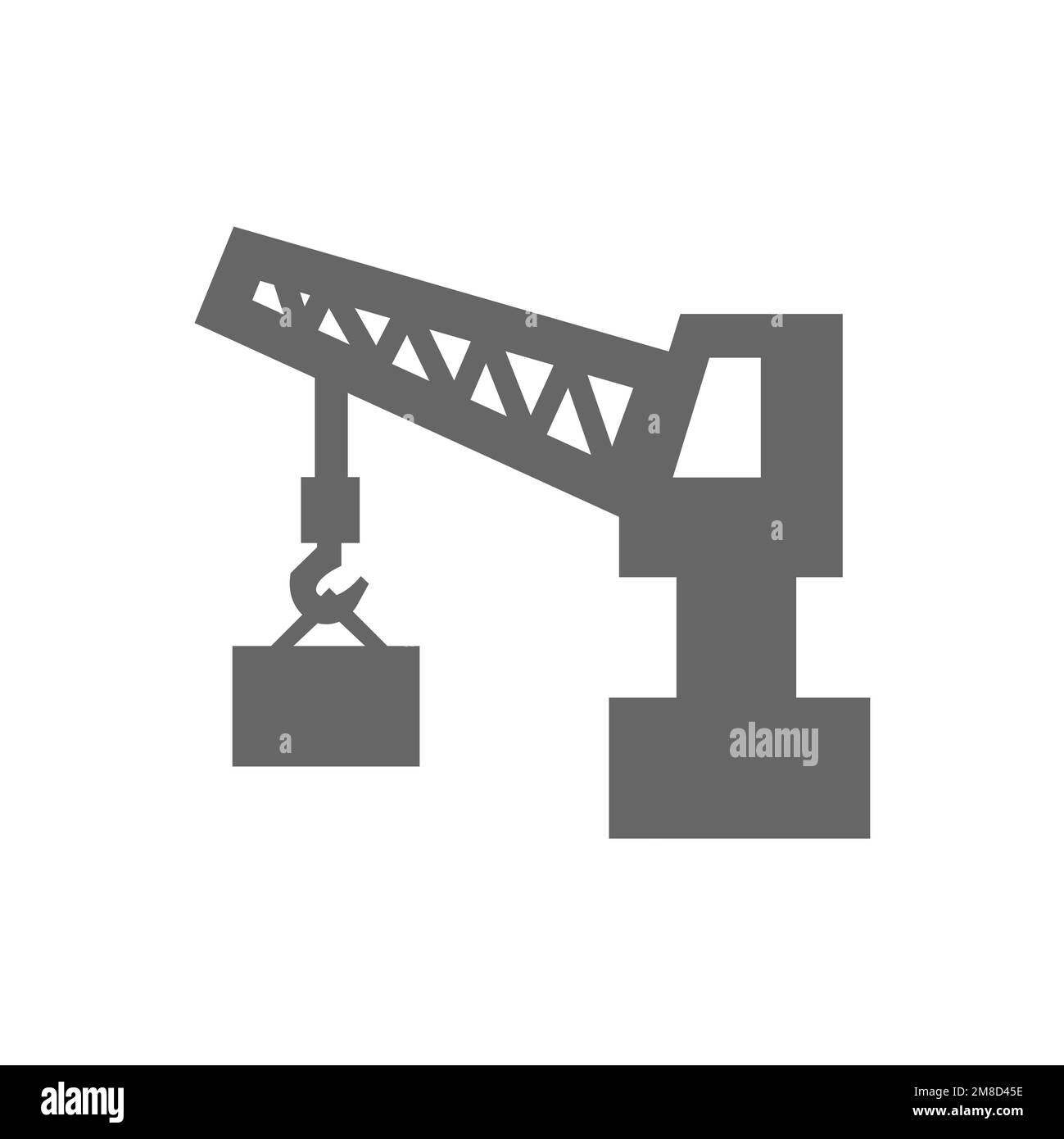 Crane icons, common graphic resources, vector illustrations Stock ...