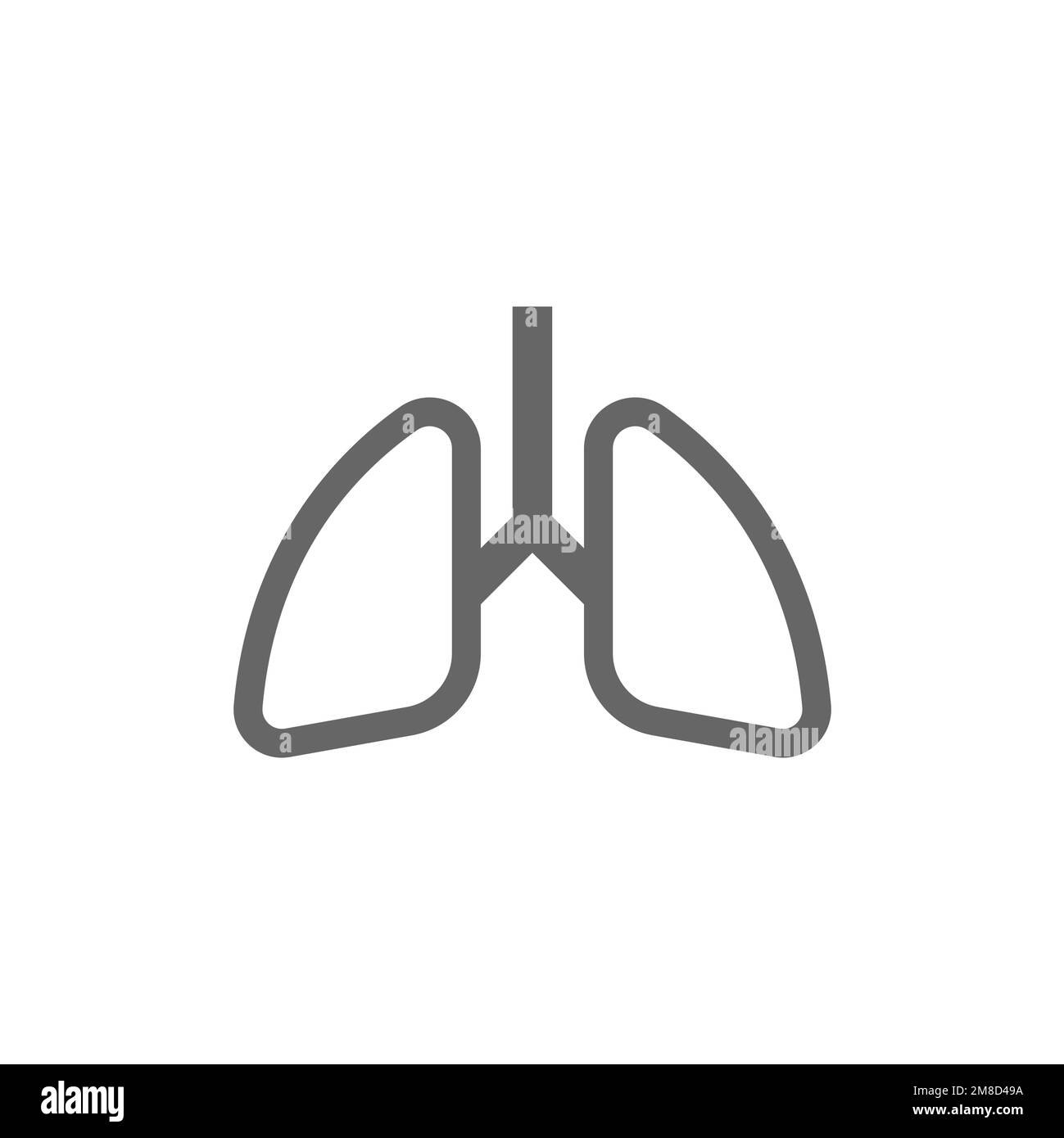Lung icons, common graphic resources, vector illustrations Stock Vector ...