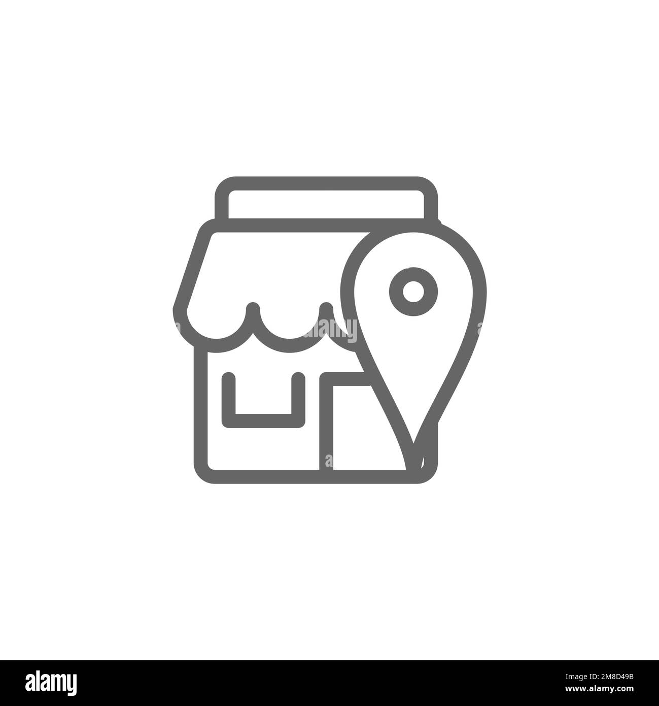 Shop location, icon, common graphic resources, vector illustration ...