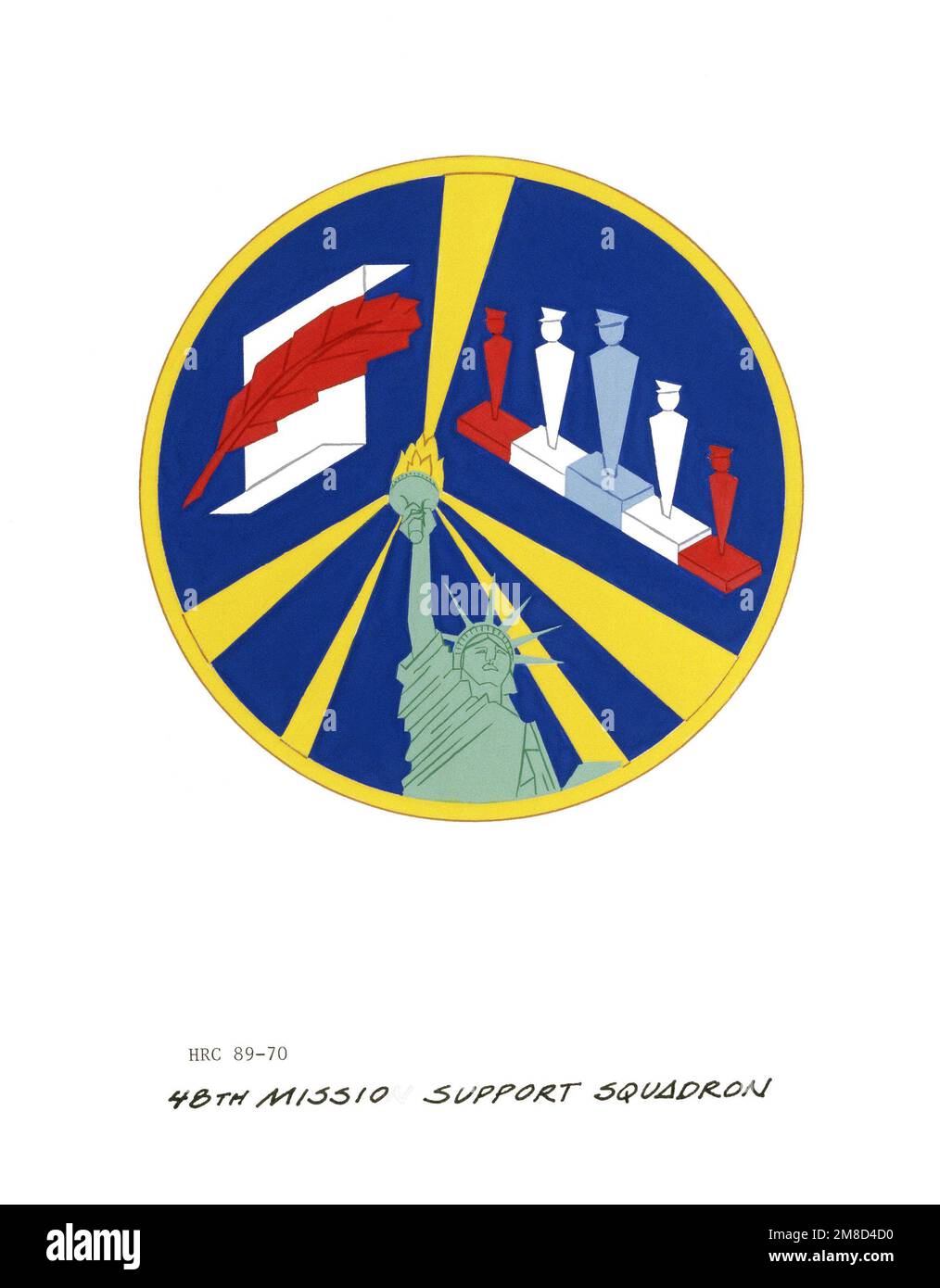 Approved insignia for: 48th Mission Support Squadron. Country: Unknown ...