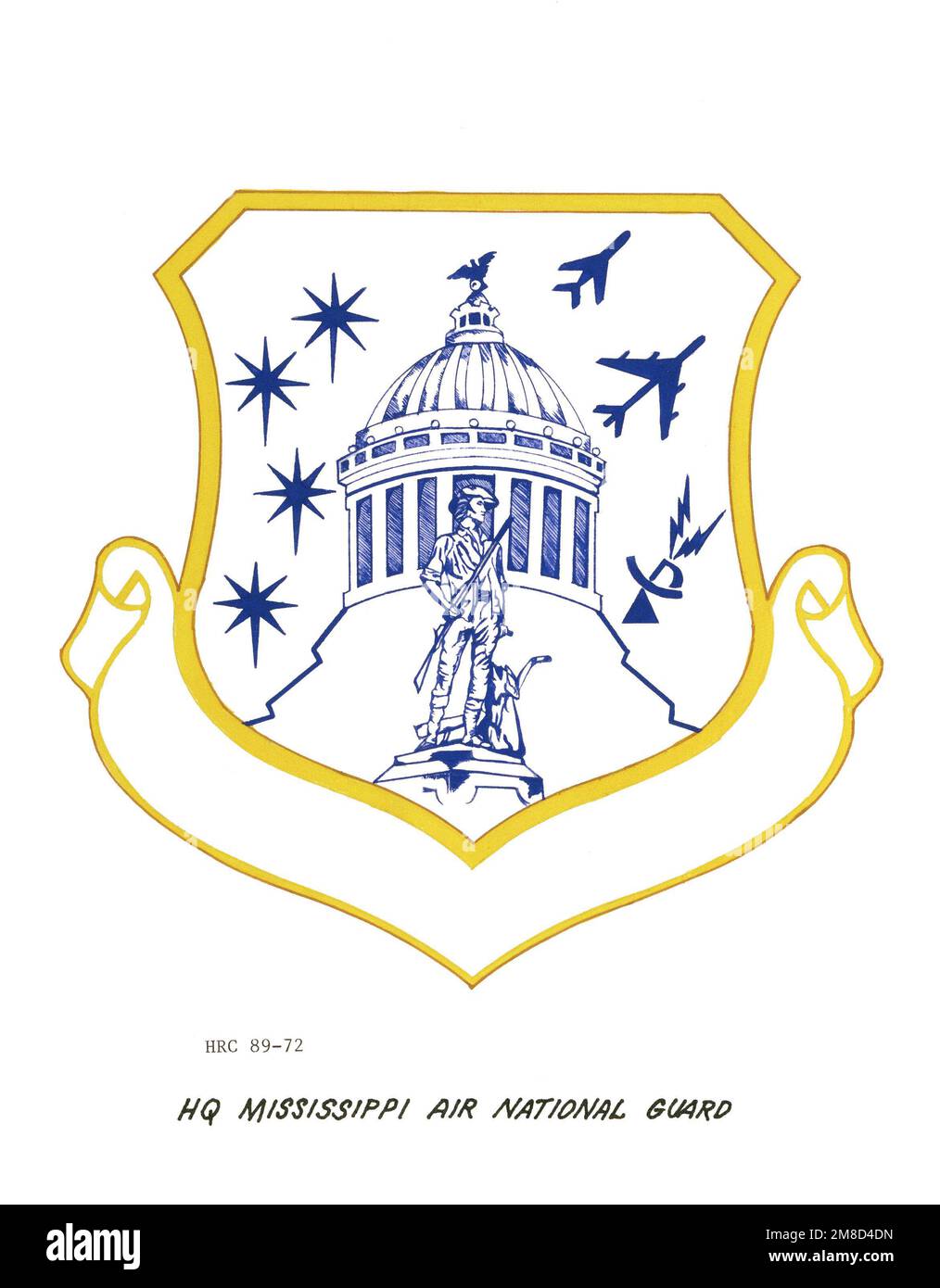 Approved insignia for: Headquarters, Mississippi Air National Guard ...