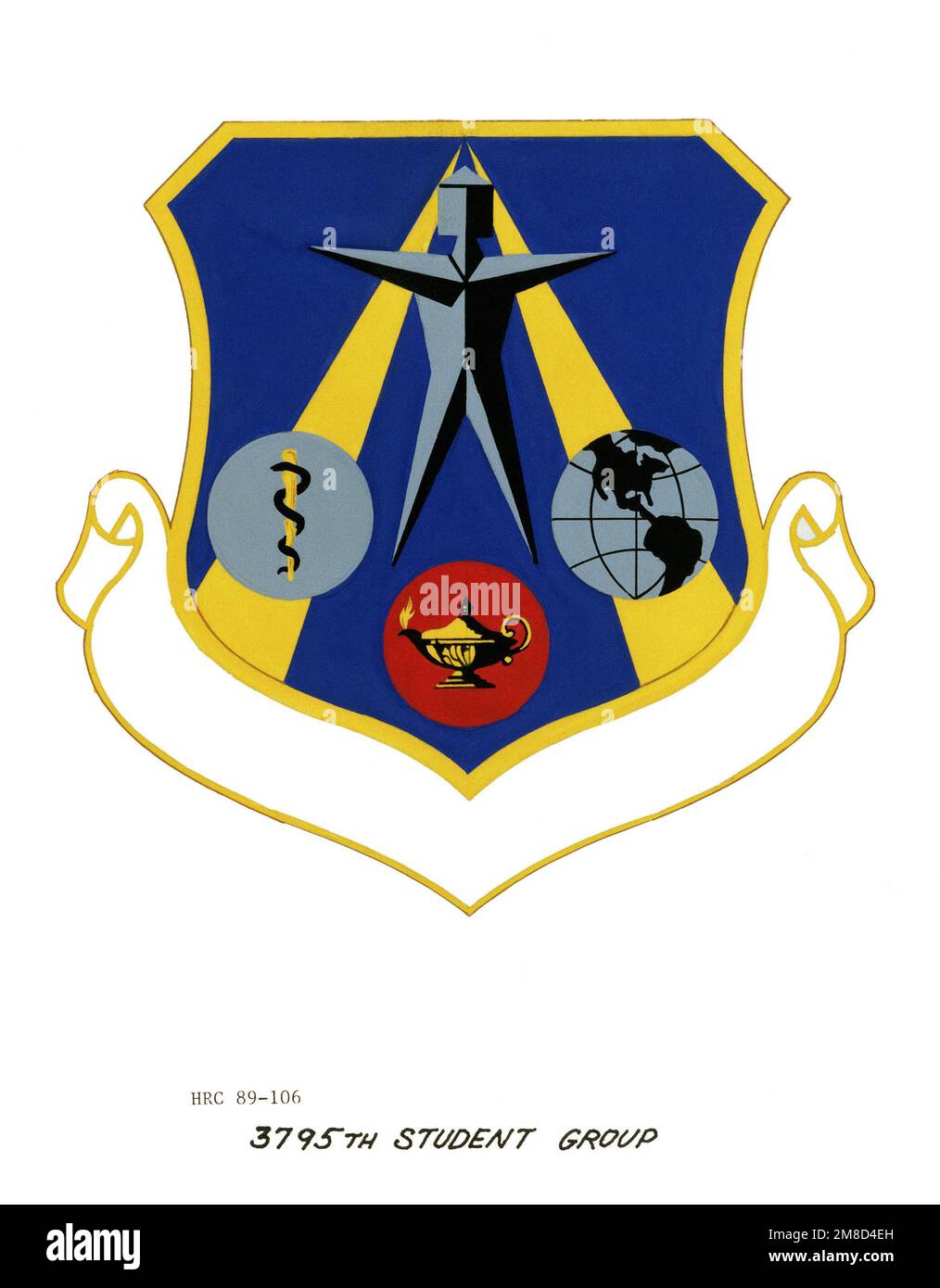 Approved insignia for: 3795th Student Group. Country: Unknown Stock ...