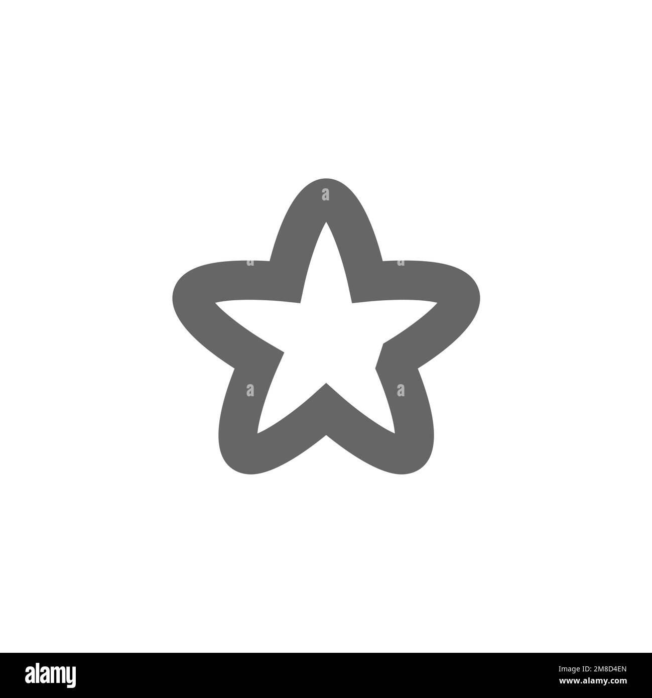 Five pointed star icon, common graphic resources, vector illustration ...