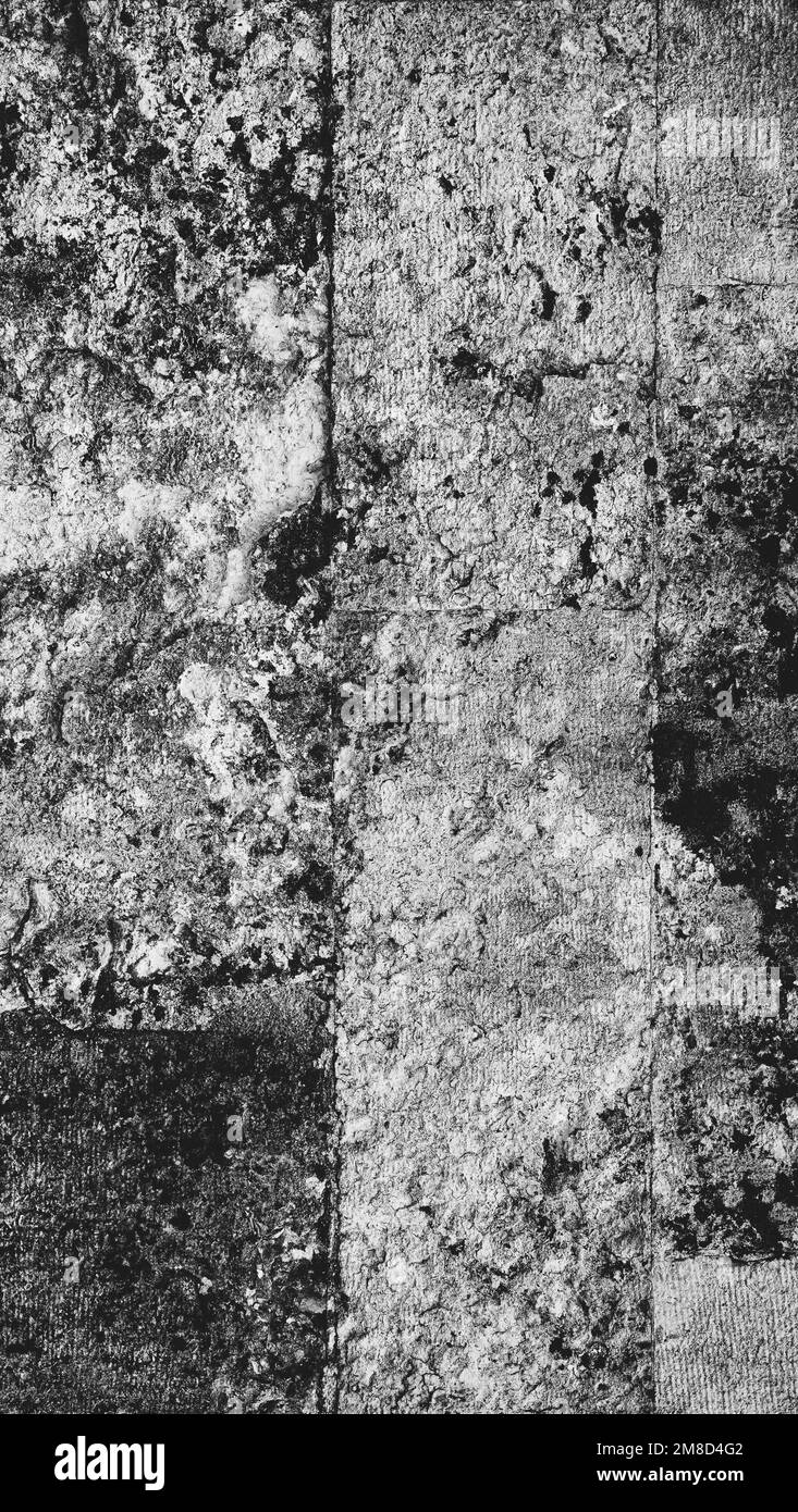 Ancient Wall. Worn Stone laying Old Brickwork Construction Textured ...