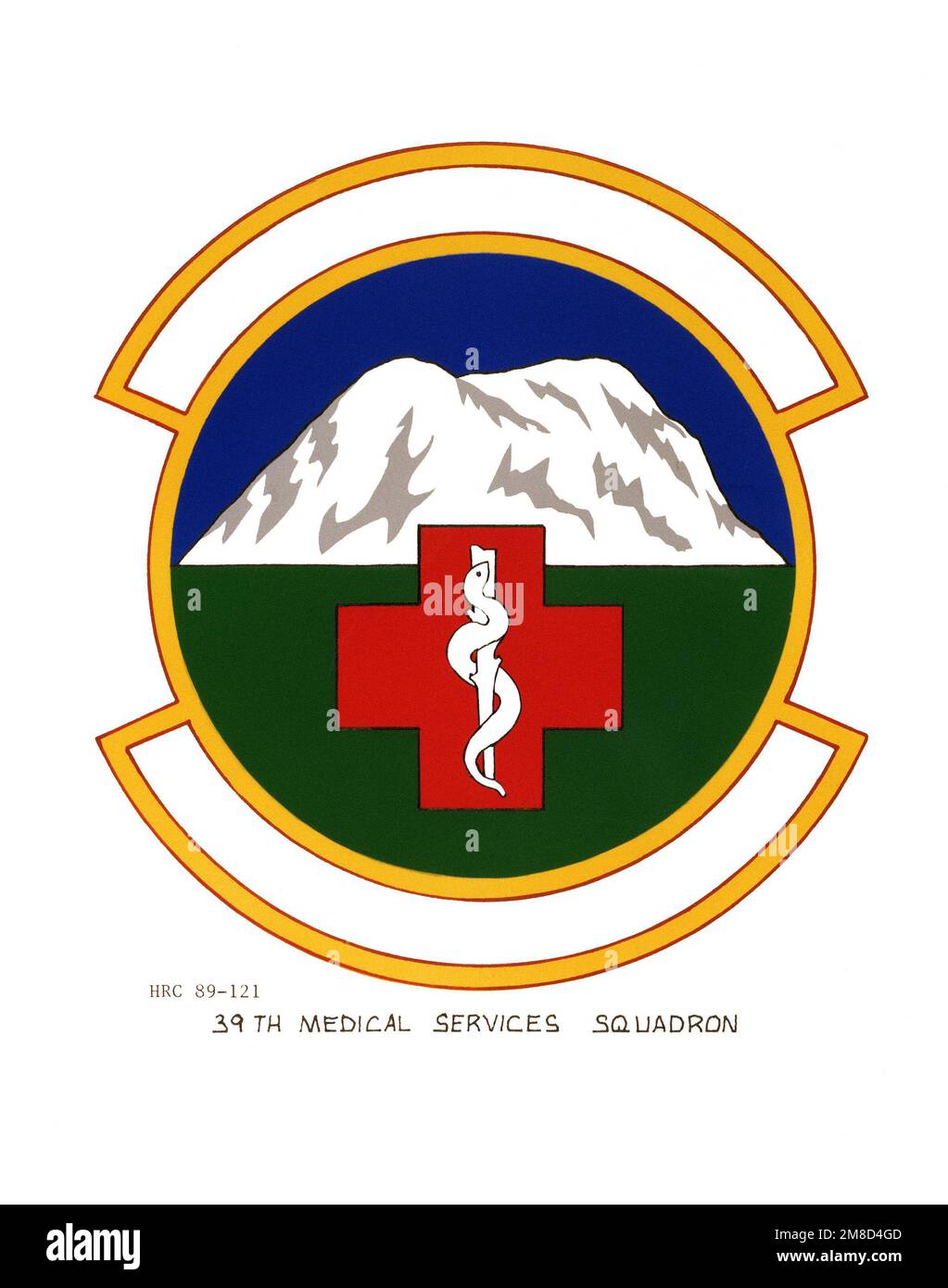Approved insignia for: 39th Medical Squadron. Country: Unknown Stock ...