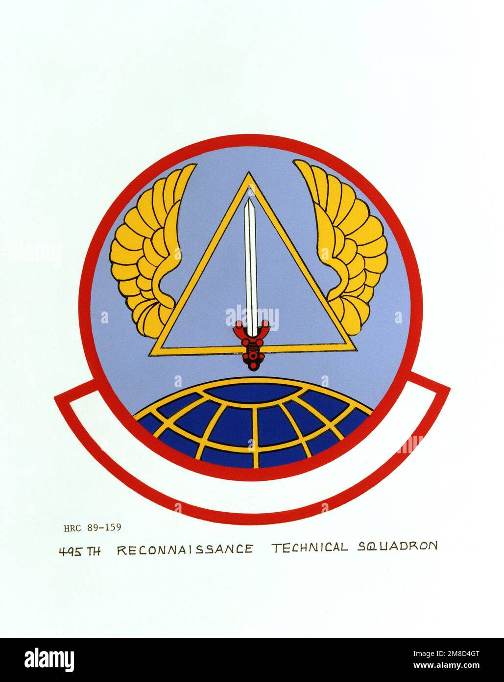 Approved insignia for: 495th Reconnaissance Technical Squadron. Country ...