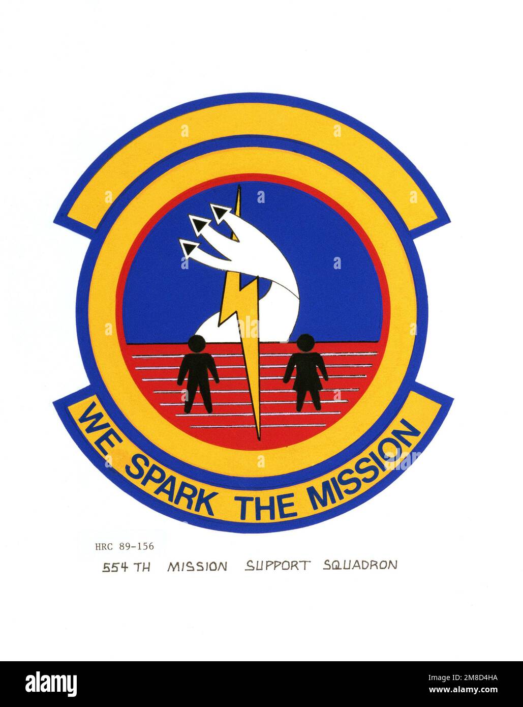 Approved insignia for: 554th Mission Support Squadron. Country: Unknown ...