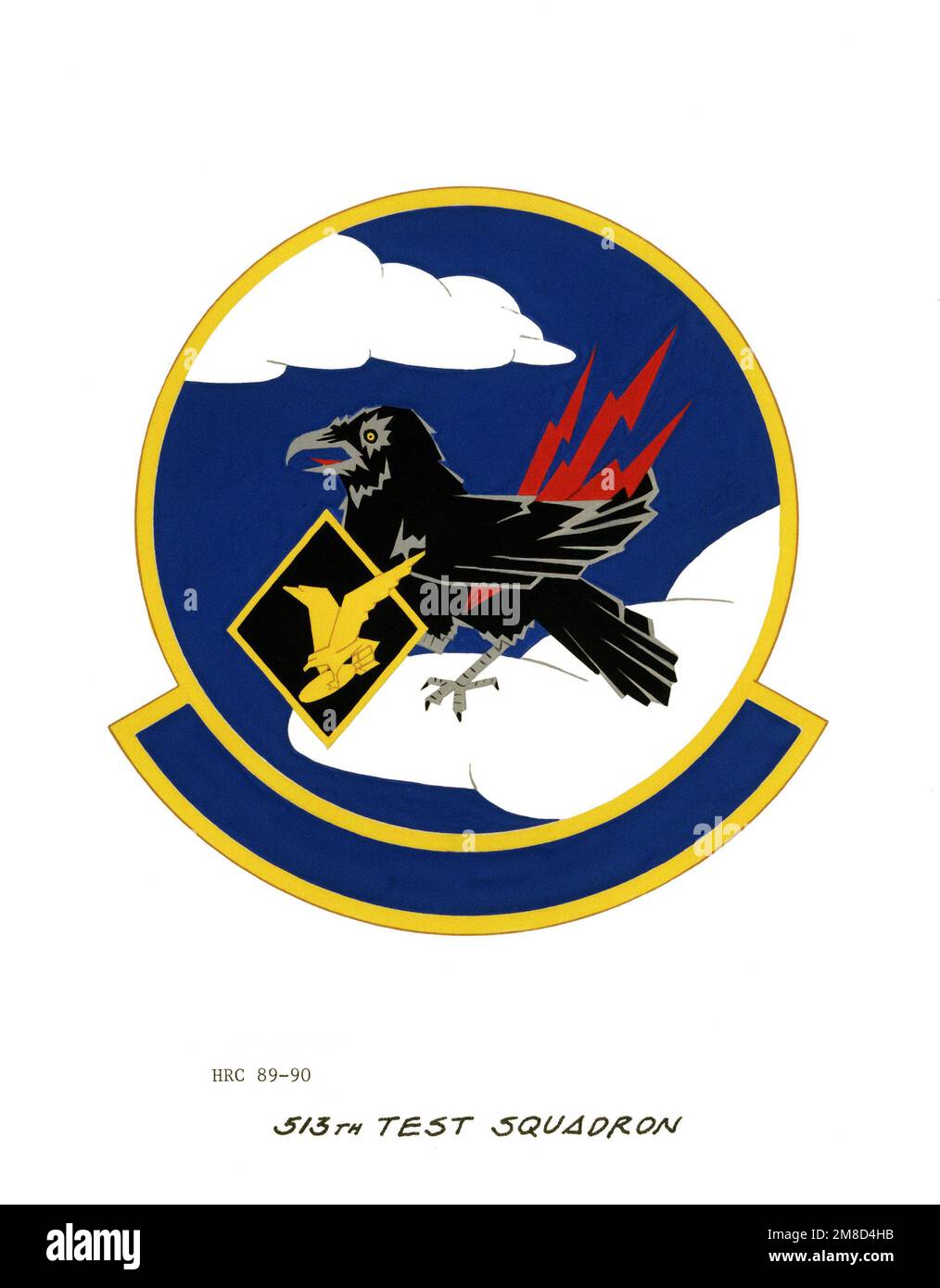 Approved insignia for: 513th Test Squadron. Country: Unknown Stock ...