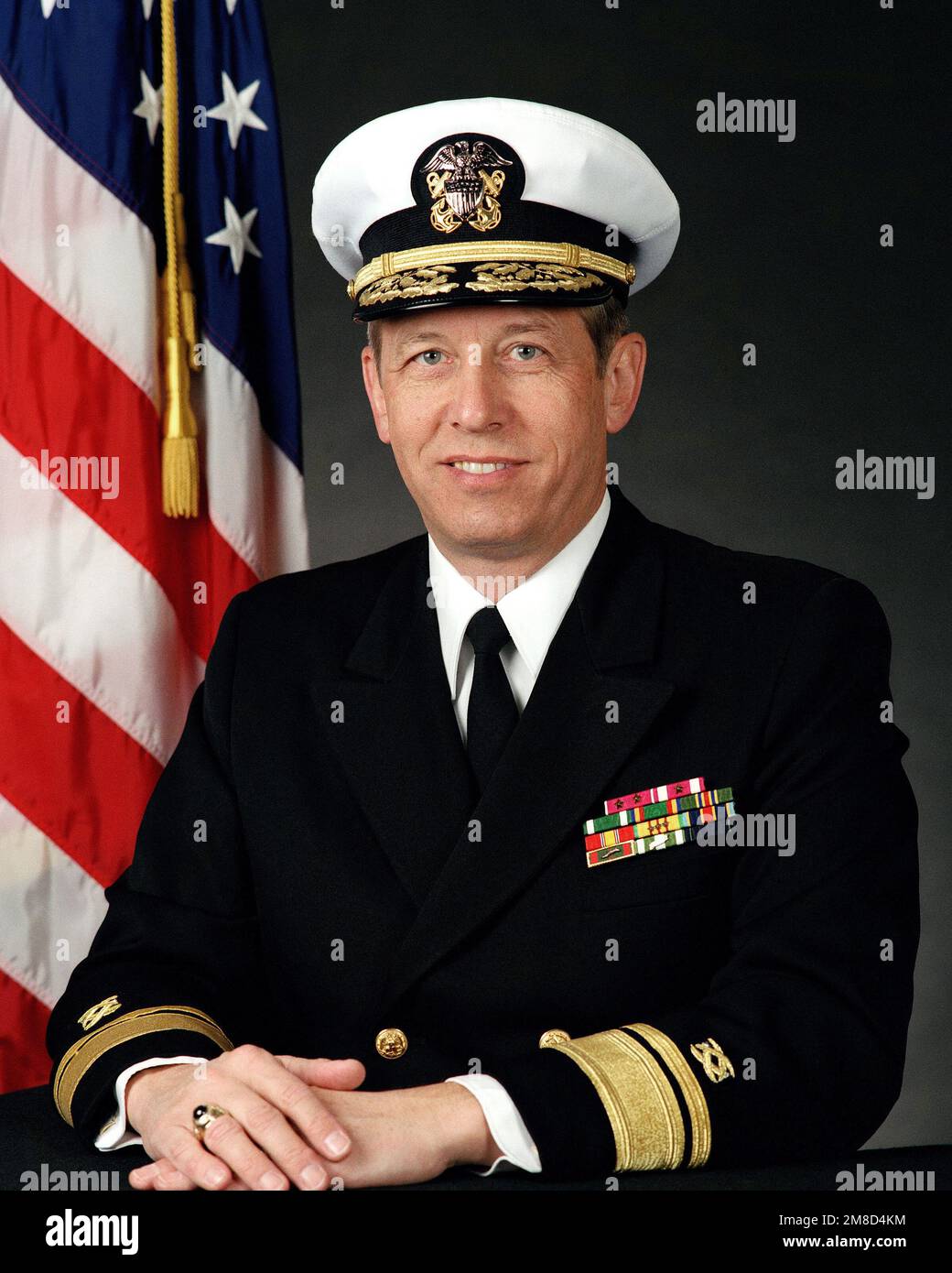 Rear Admiral James C. Doebler, USN (upper half) (covered). Country ...