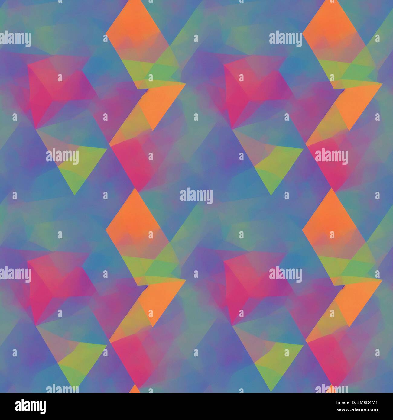 Abstract pattern with different spots of geometric shapes, colored ...