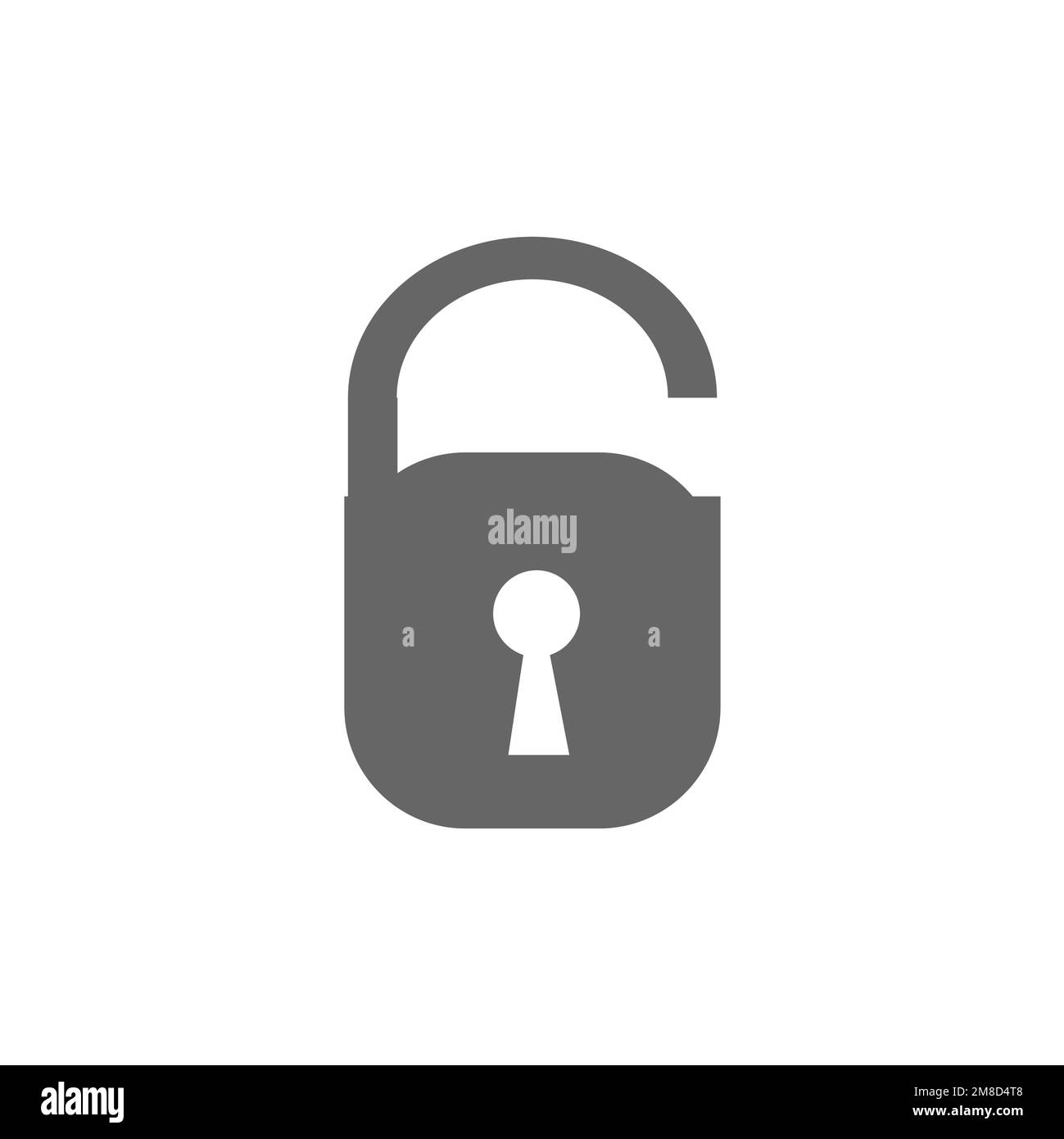 Unlock icon, common graphic resources, vector illustration Stock Vector ...
