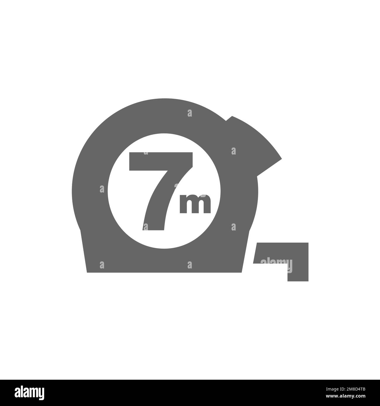 Steel tape icon, common graphic resources, vector illustration Stock ...