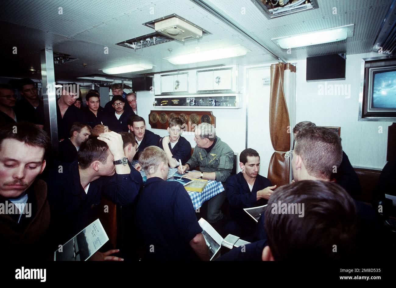 Secretary of the Navy H. Lawrence Garrett III autographs pictures for ...