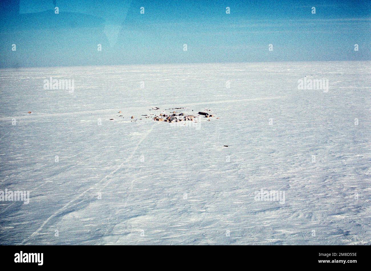 The camp, used as a support base for under-ice operations of the ...