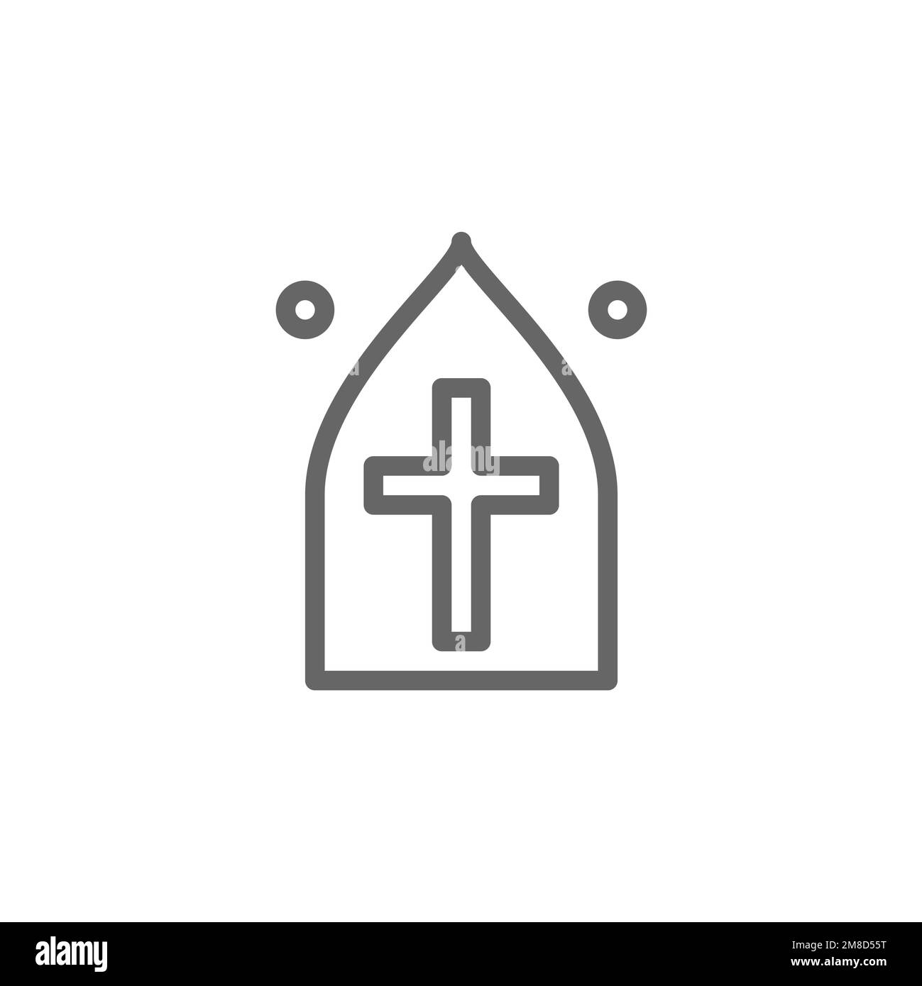Church icons, common graphic resources, vector illustrations Stock ...