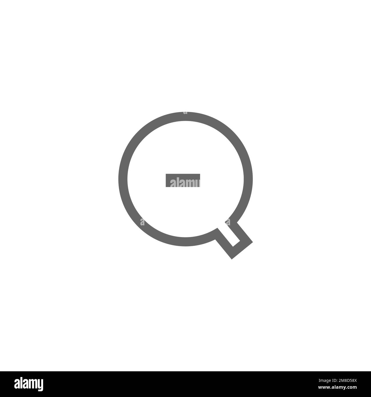 Zoom out icons, common graphic resources, vector illustrations Stock ...