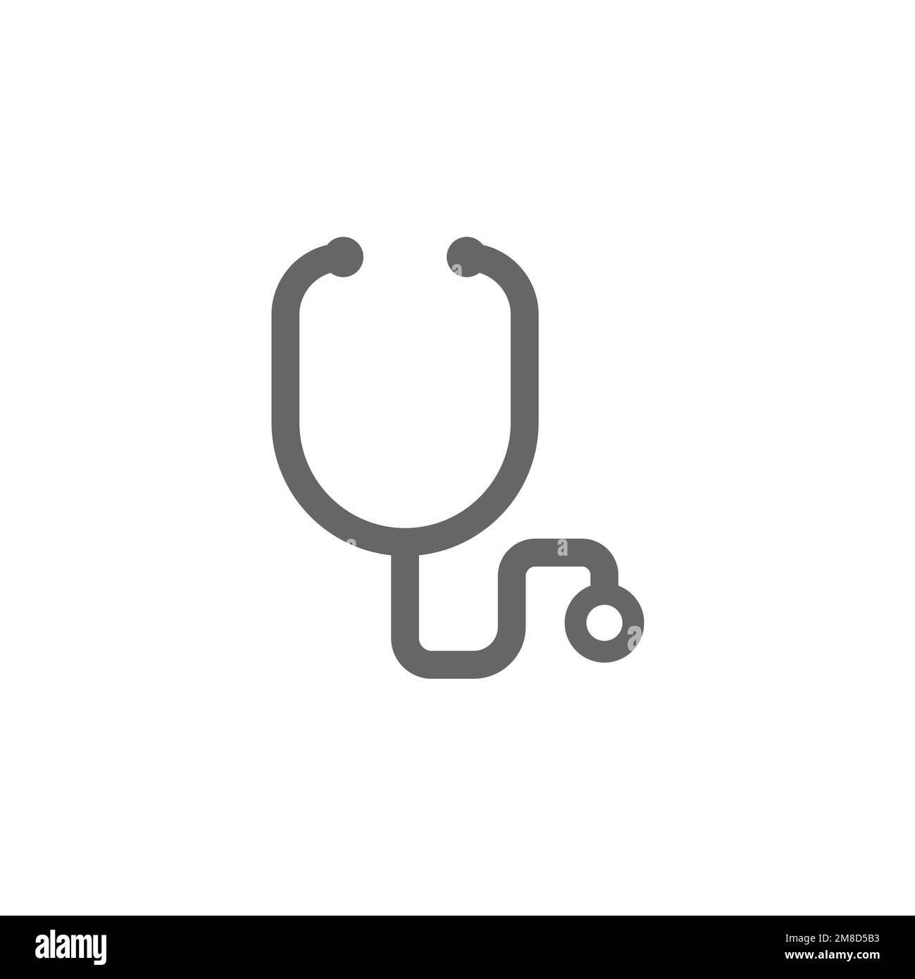 Stethoscope icons, common graphic resources, vector illustrations Stock ...