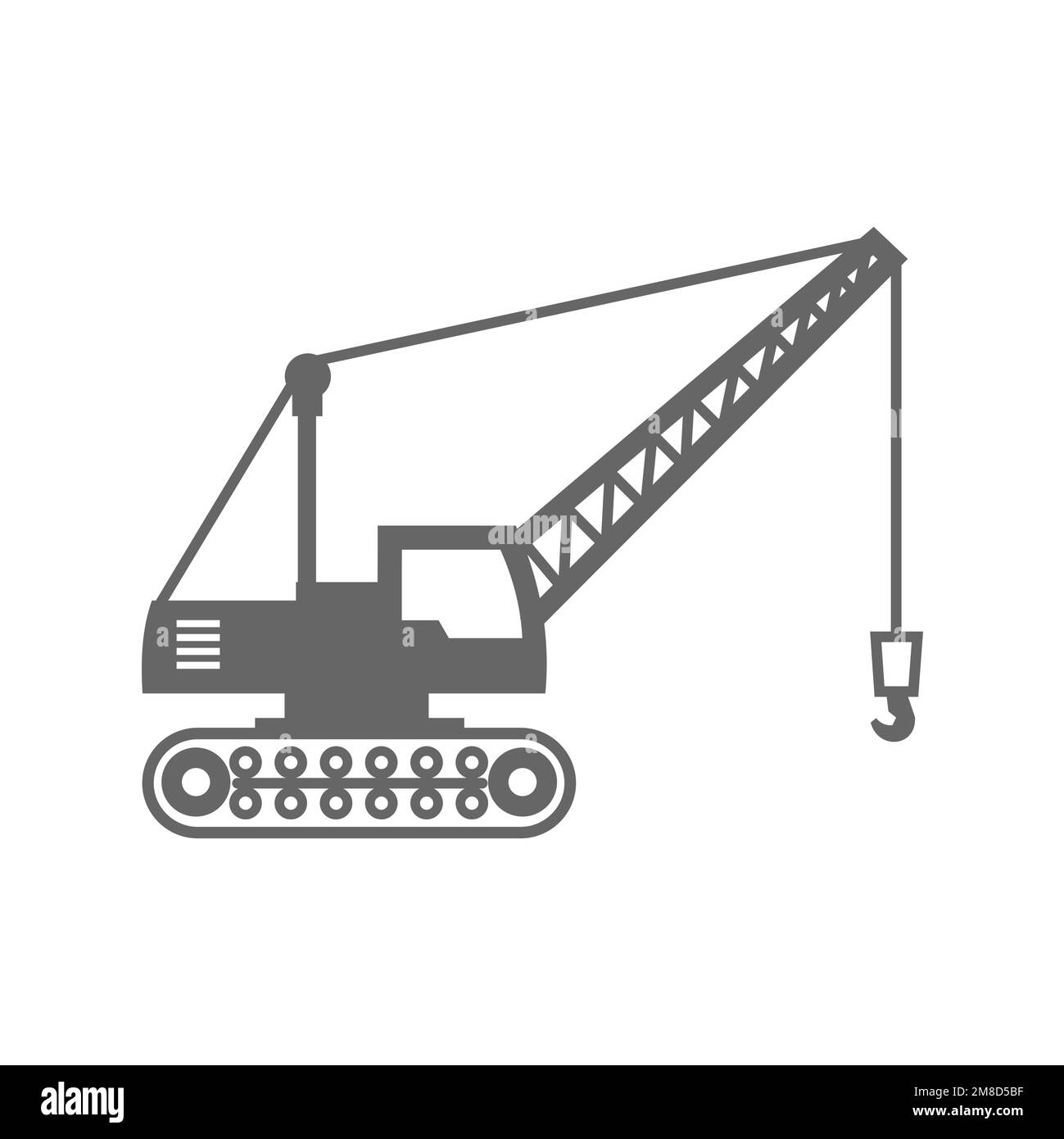Crane icons, common graphic resources, vector illustrations Stock ...