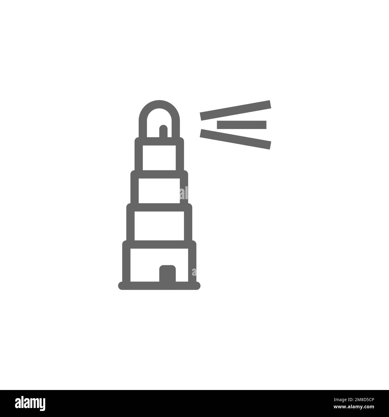 Tower icons, common graphic resources, vector illustrations Stock ...