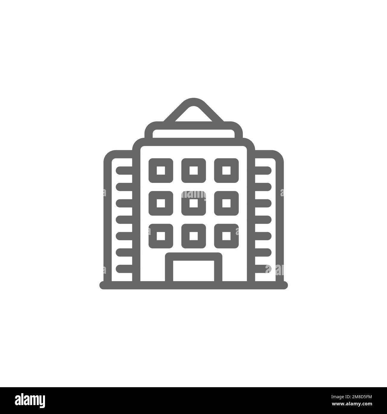 Office building icons, common graphic resources, vector illustrations ...