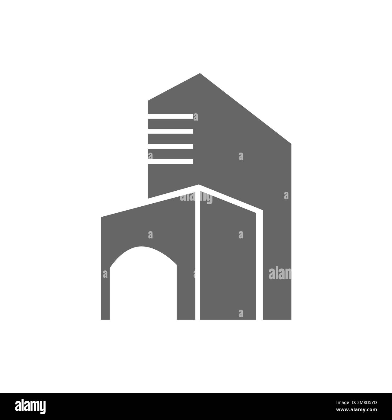 Office building icons, common graphic resources, vector illustrations ...