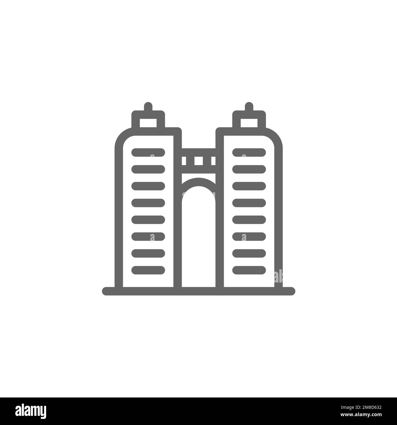 Office building icons, common graphic resources, vector illustrations ...