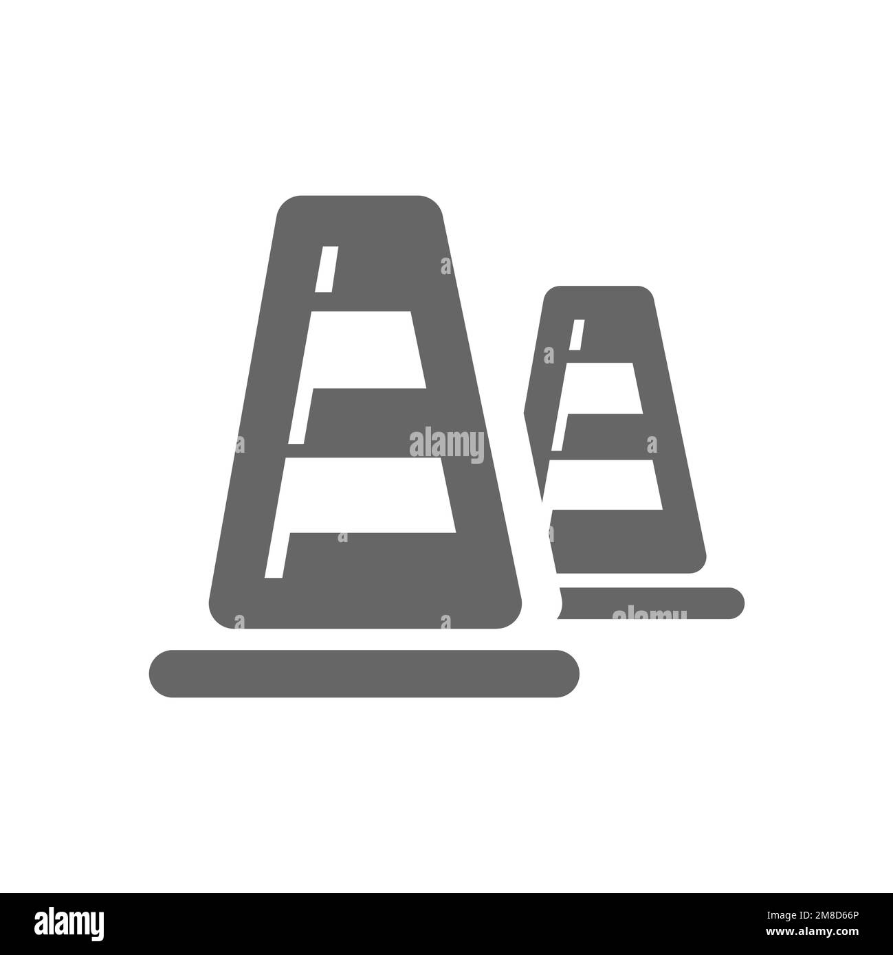 Construction barricade icon, tripod graphic resource, vector ...