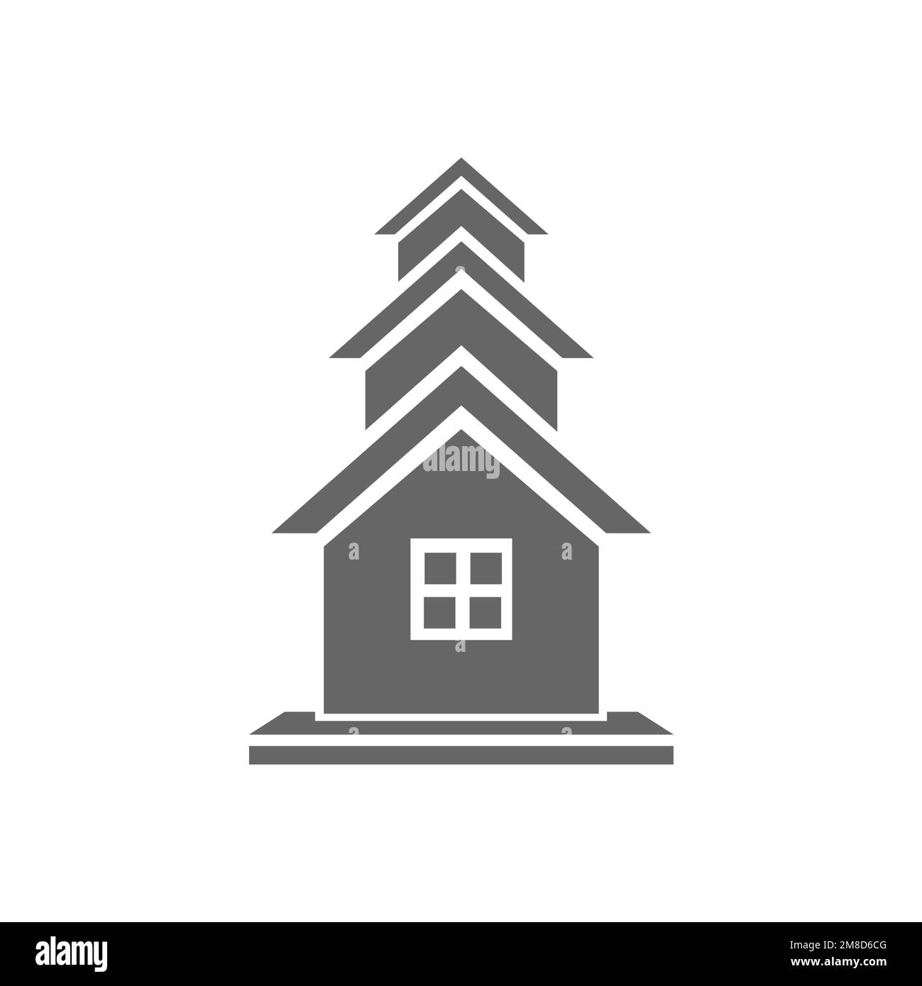 Low rise building icons, common graphic resources, vector illustrations ...