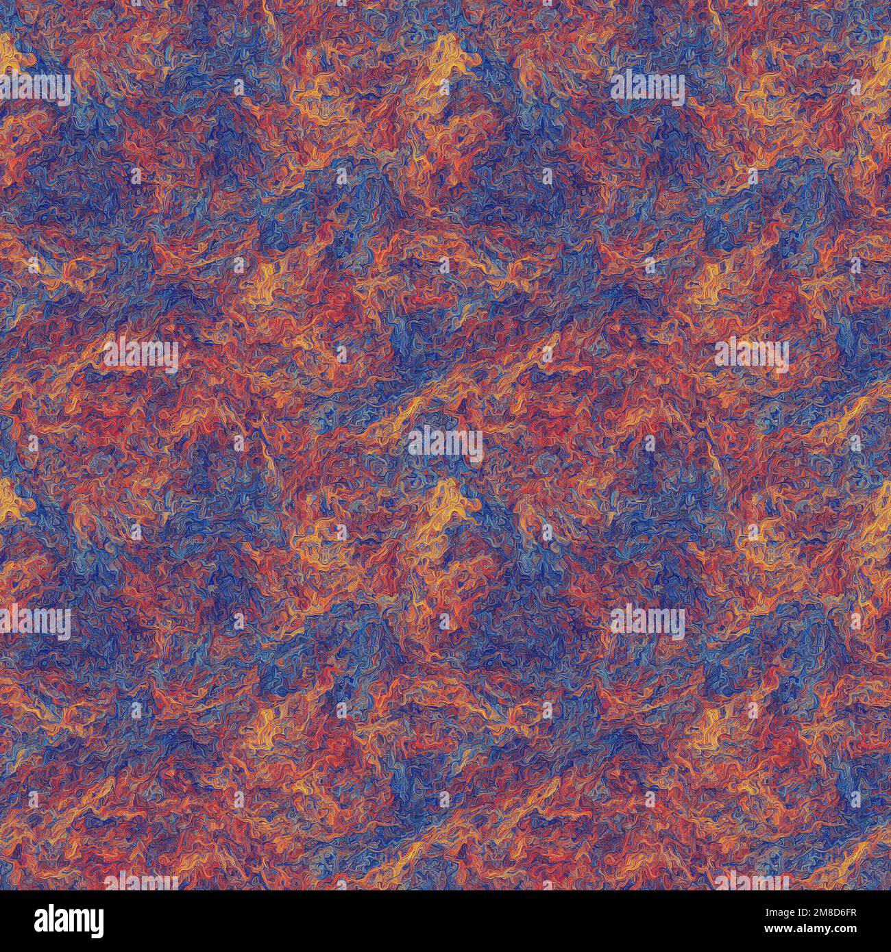 Seamless illustration. Winding multi-colored lines are intertwined into ...